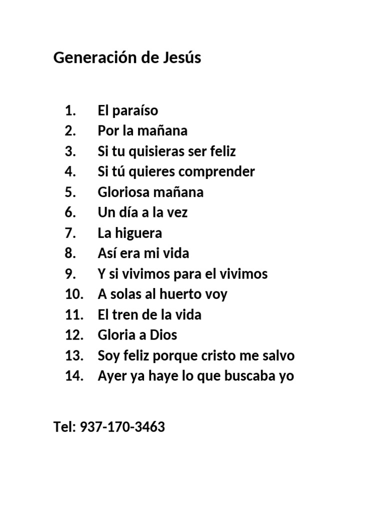 Generación de Jesús | PDF