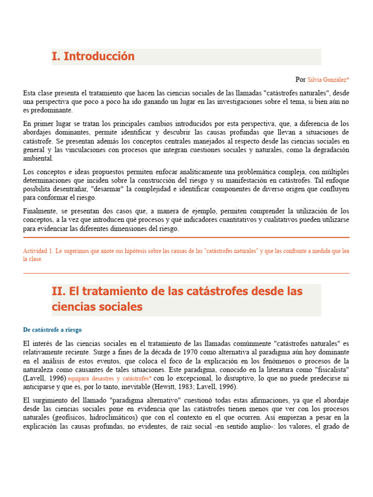 3___Cat_strofes_y_Problemas_ambientales | PDF | Riesgo | Temblores