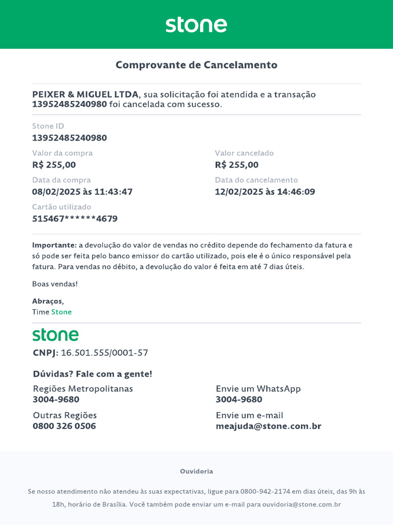 comprovante-cancelamento | PDF