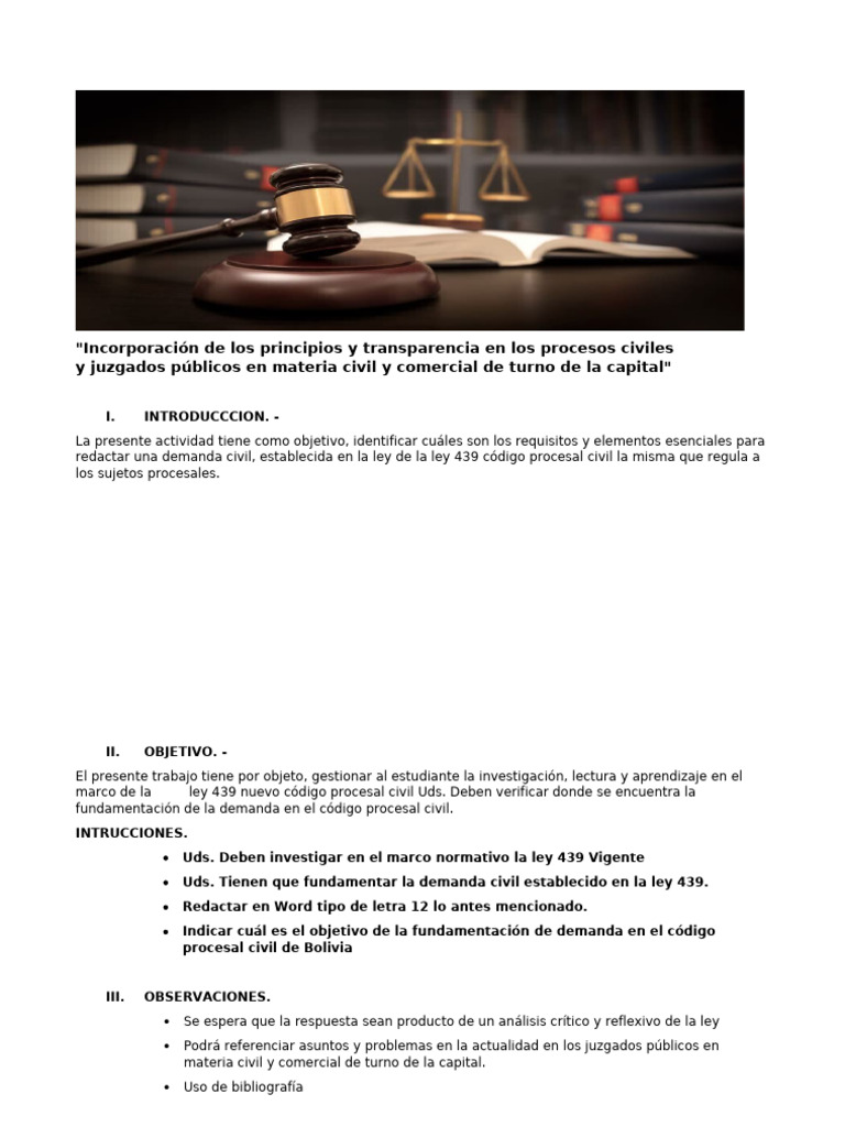 Actividad Nro 2 Procesal Civil | PDF | Ley procesal