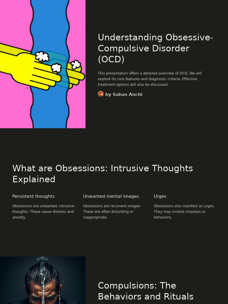 Understanding Obsessive Compulsive Disorder OCD | PDF