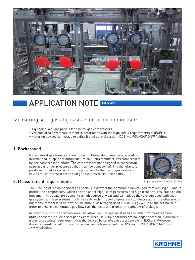 Application Note (For External Use) - 84 - Measuring Seal Gas at Gas ...