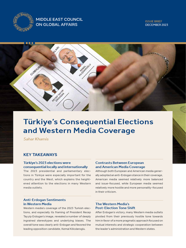 MECGA Issue Brief 19 Sahar Khamis Final WEB | PDF | Recep Tayyip Erdoğan | Turkey