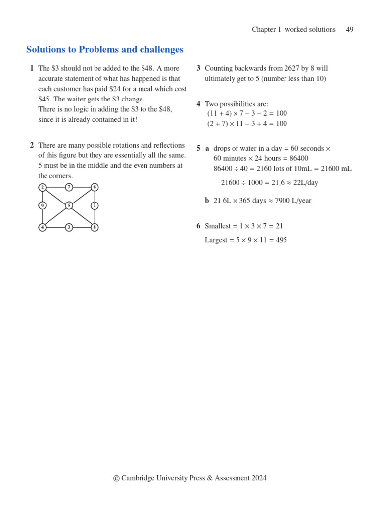 Solutions To Problems and Challenges | PDF