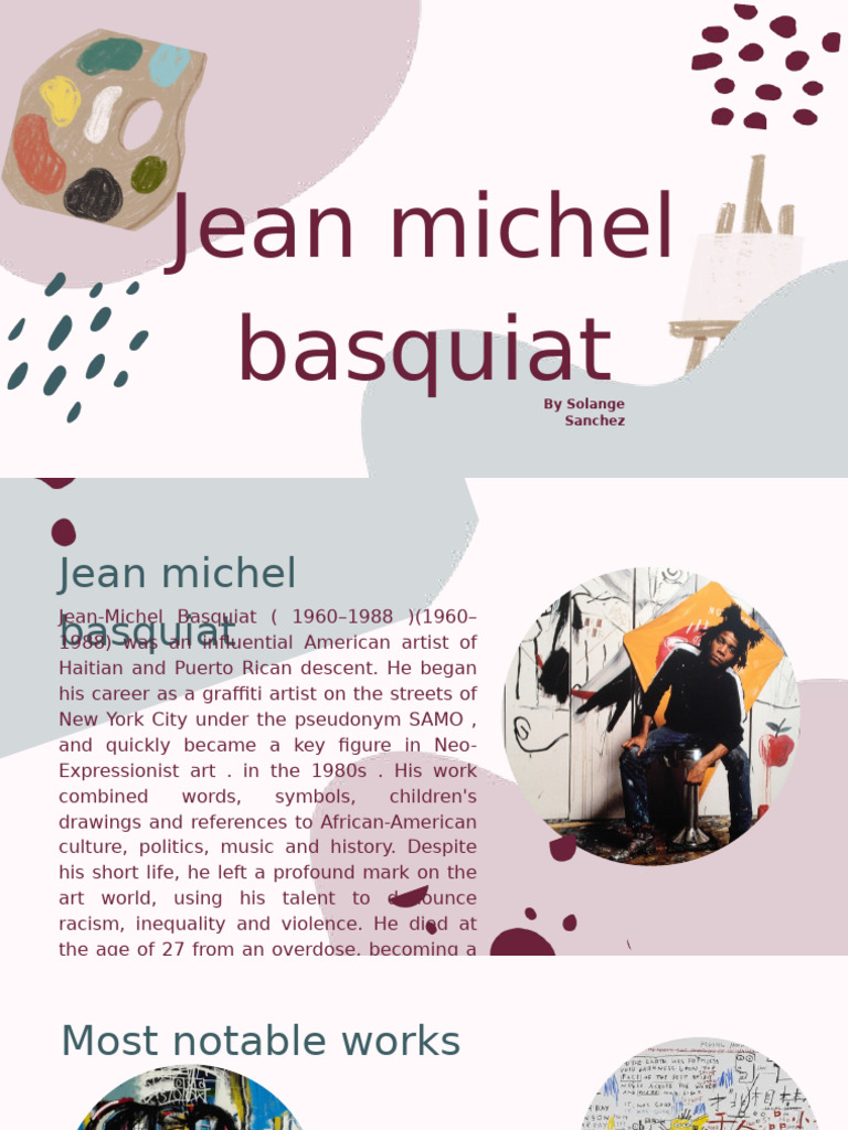 Jean-Michel Basquiat: Art & Impact | PDF | Expressionism | The Arts
