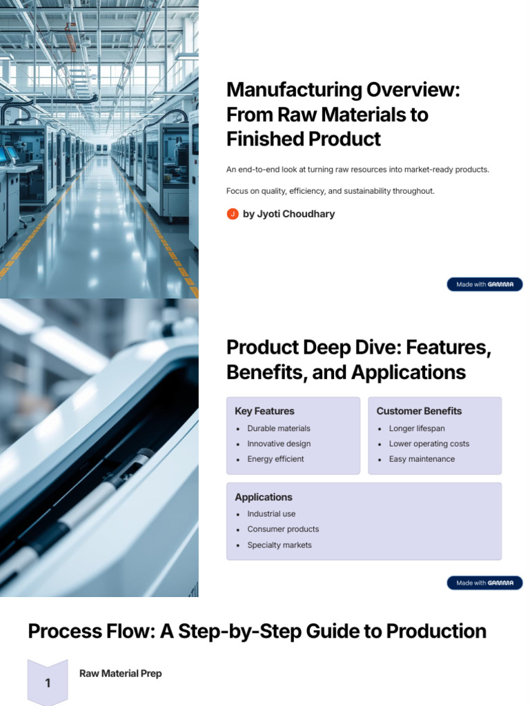 From Raw Materials to Finished Products | PDF | Sustainability | Recycling