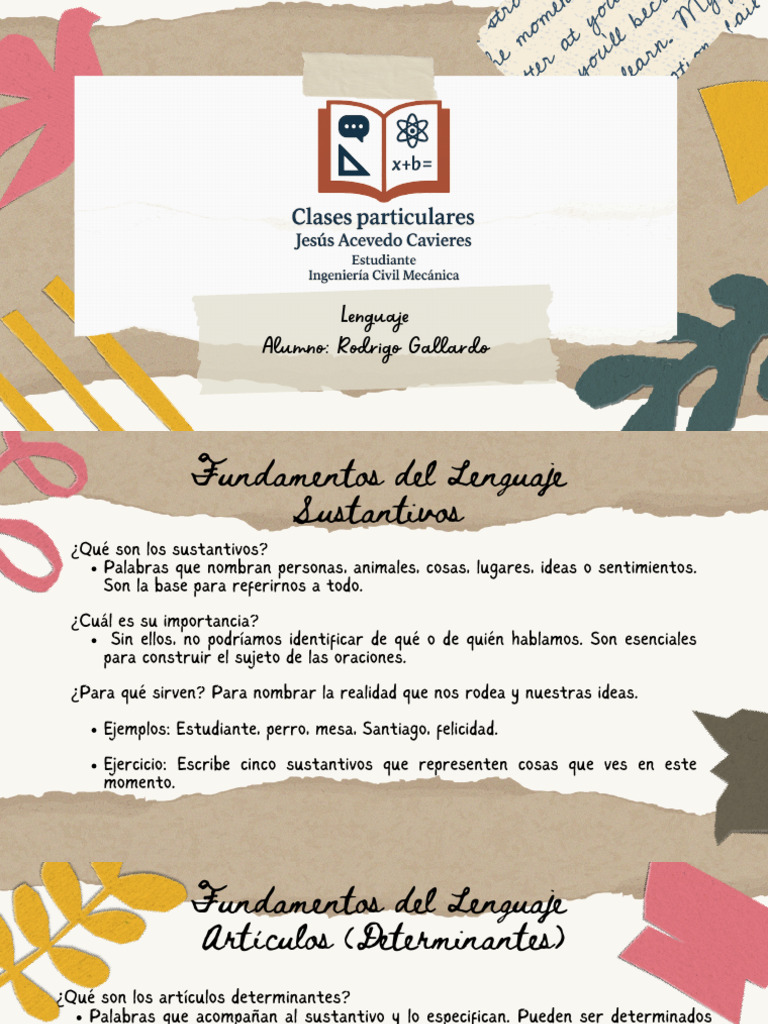 Clase N°2. Fundamentos Del Lenguaje | PDF | Adverbio | Adjetivo