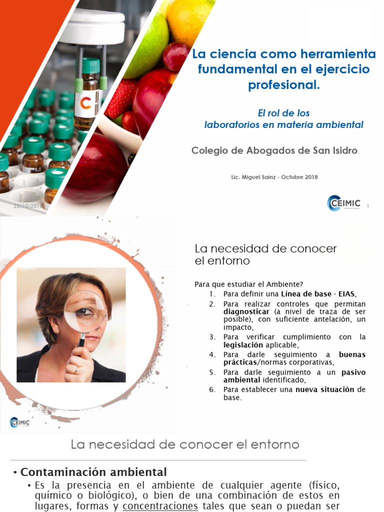 PresentaciÃ N CDASI | PDF | Agua | Laboratorios
