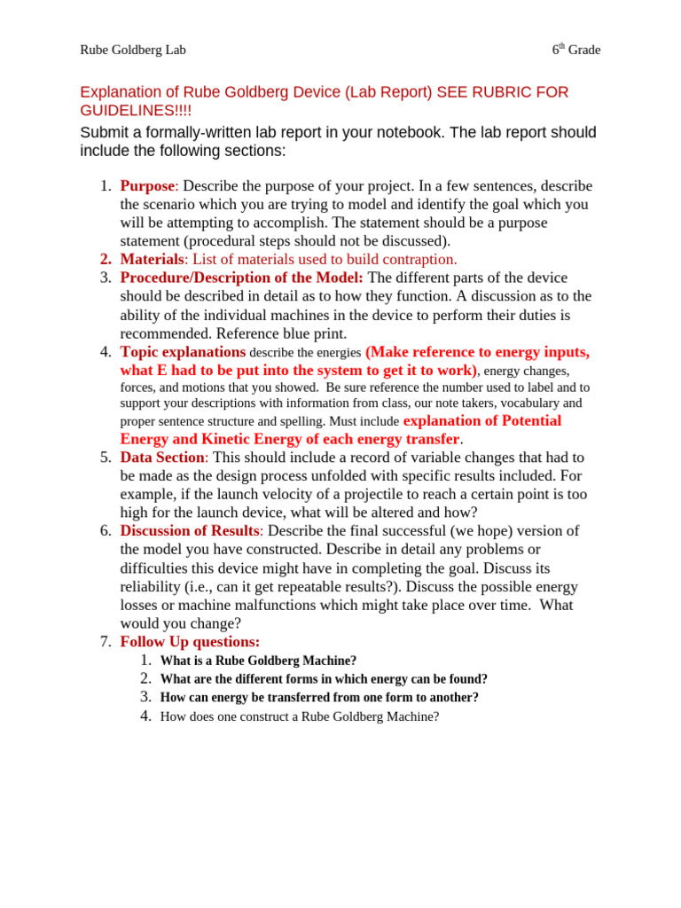 Submit A Formally-Written Lab Report in Your Notebook. The Lab Report ...