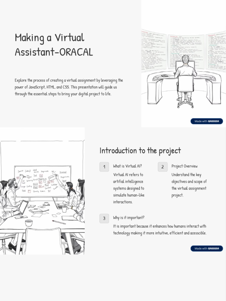Making A Virtual Assistant ORACAL | PDF | Software Prototyping | Java Script