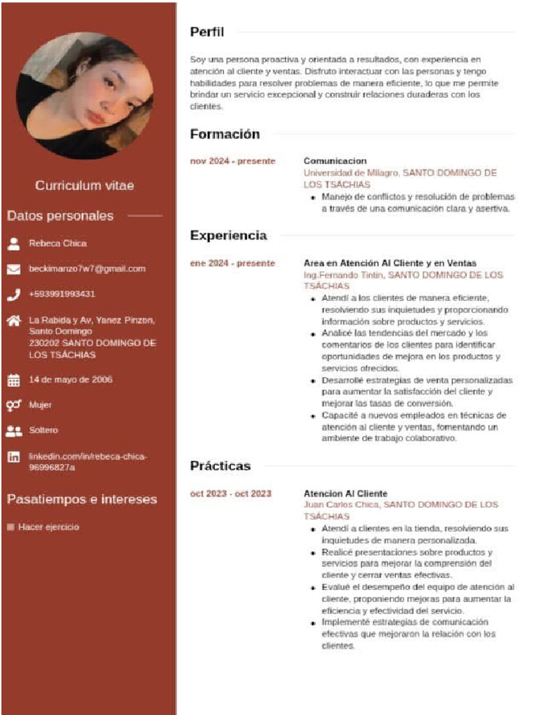 Curriculum Vitae | PDF