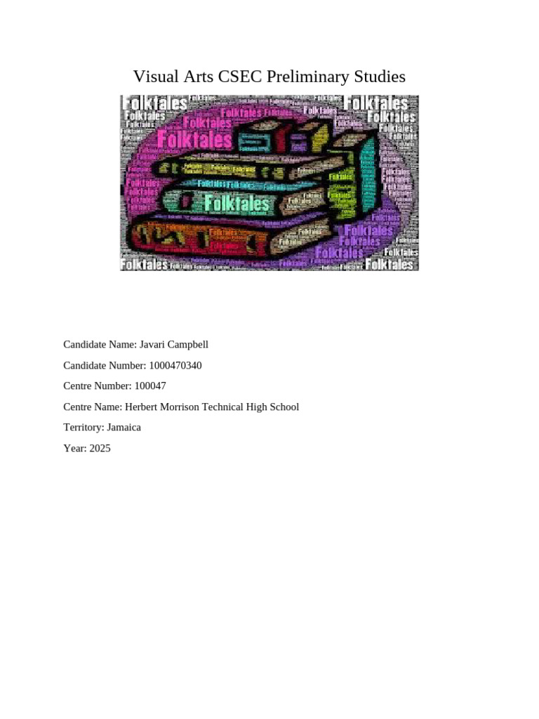 CSEC Visual Arts: Graphic Communication | PDF