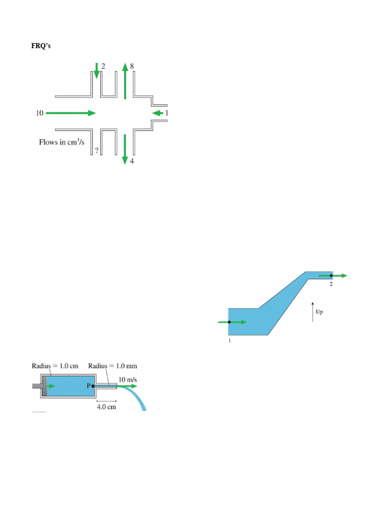1 Flow Rate and Fluid Speed | PDF