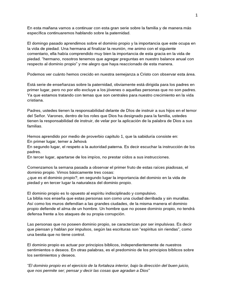 05 - La Moderación en El Comer - Ariel Umaño | PDF | Pecado | Cristo ...