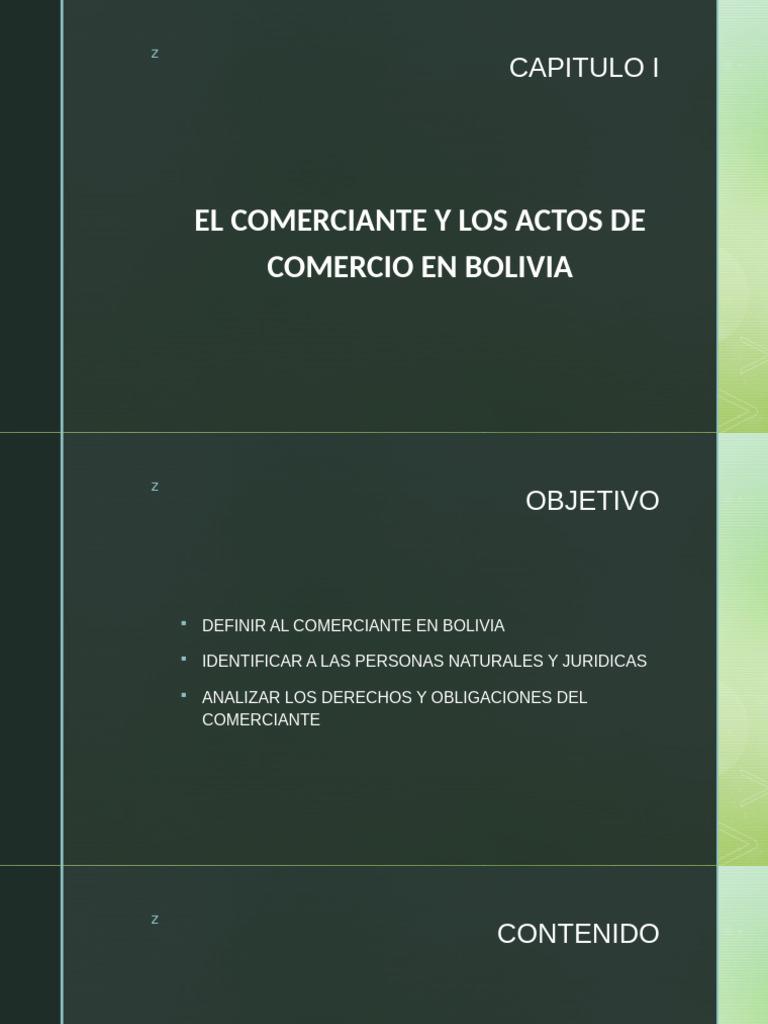 Capitulo I en | PDF | Comercio | Bolivia