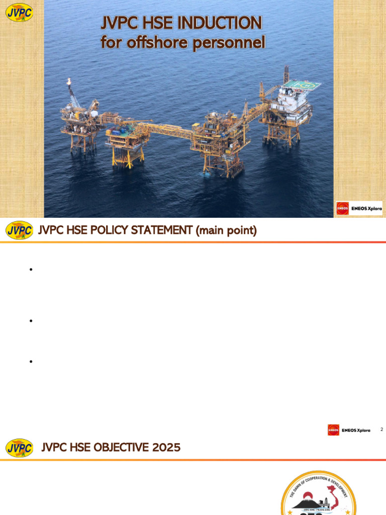 2025 HSE Induction For Offshore Contractor Personnel - ROV Team | PDF | Safety