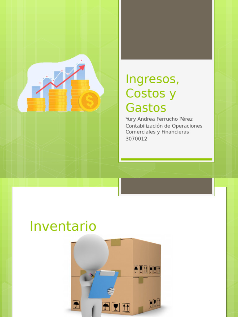 Ingresos, Costos y Gastos GA3-210303022-AA1-EV01 | PDF | Contabilidad | normas internacionales ...