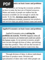 Four Basic Economic Questions Explained | PDF | Prices | Economics