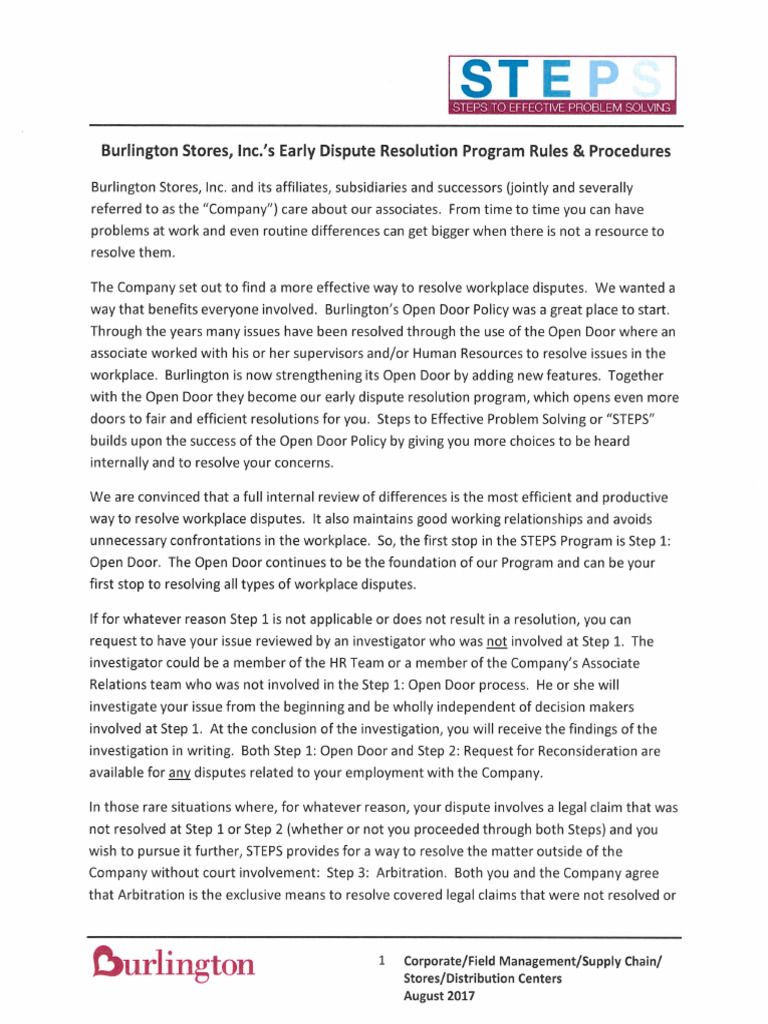 STEPS Packet (August 2017) | PDF