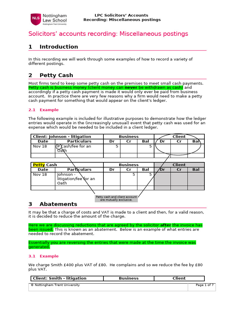 Recording Handout - Misc. Postings1 | PDF | Mortgage Law | Mortgages