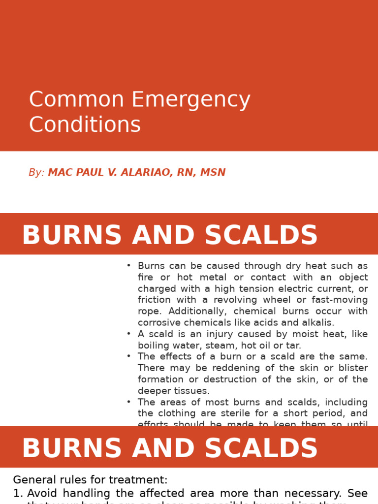 Emergency First Aid Guidelines | PDF | Clinical Medicine | Medical ...