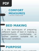 Bed Making (Nursing) | PDF | Bed | Bedding
