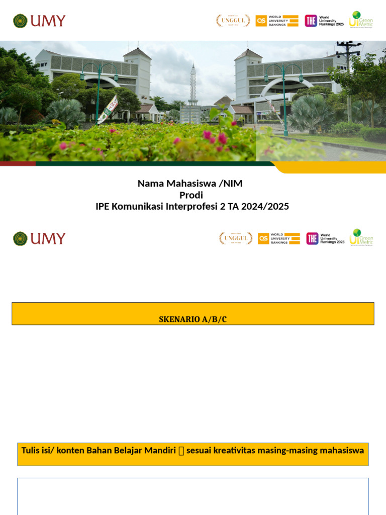 Template PPT IPE Negosiasi Tahun 2025 | PDF