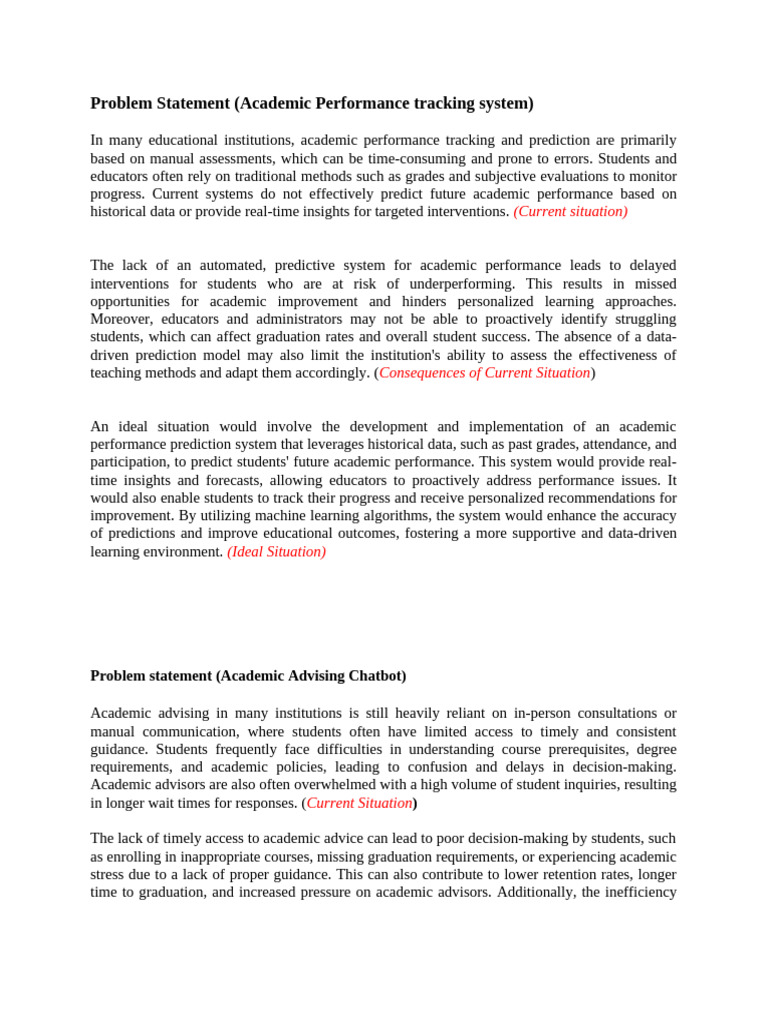 Example of Problem Statement | PDF | Prediction | Learning