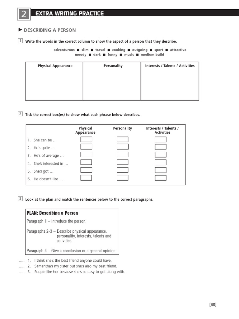 UNED_ExtraMaterial_Module2_WRITING | PDF