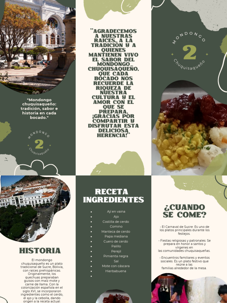 Brochure Tríptico Restaurant Comida Saludable Orgánico Verde - 20250226 ...