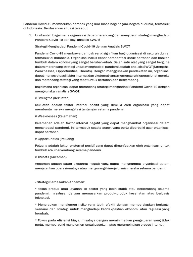 Tugas 2 ADPU4341 Teori Organisasi | PDF