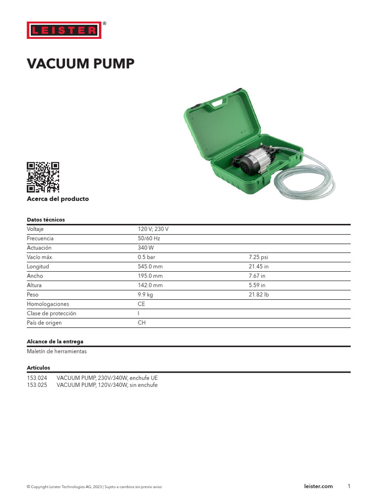 Vacuum Pump PDF | PDF