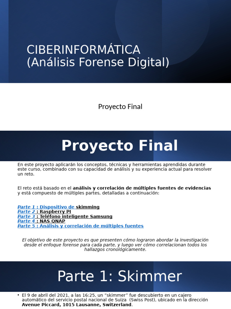 Ciberinformática - Proyecto Final - 2024 | PDF | Raspberry Pi | Informática