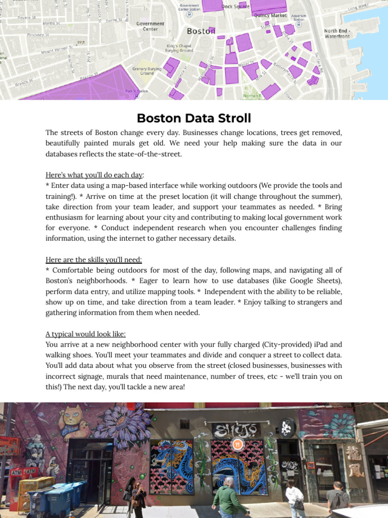 Boston Data Stroll Student One Pager | PDF