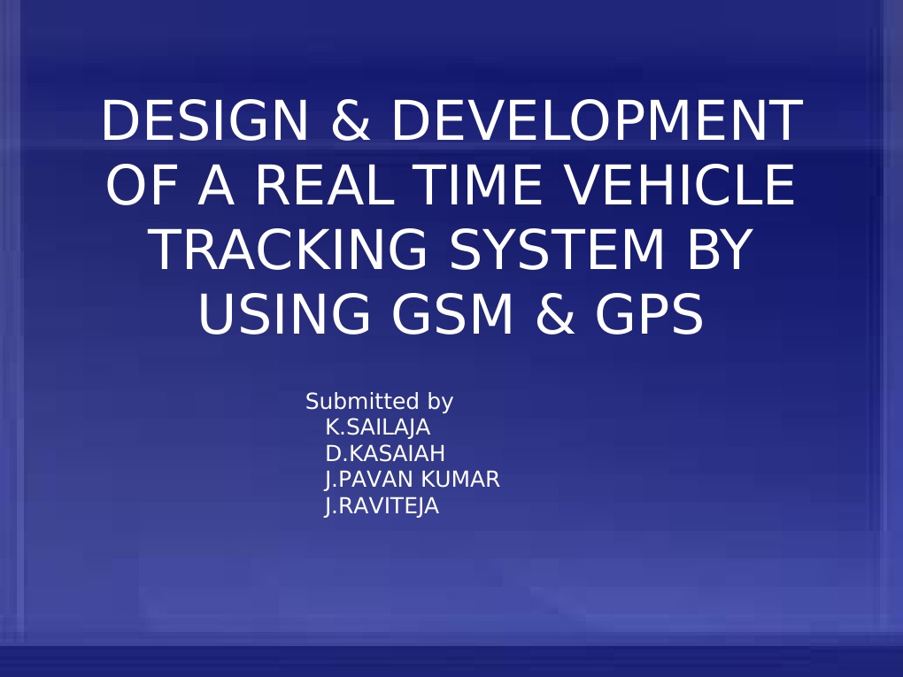 Real-Time Vehicle Tracking System Design | PDF | Microcontroller | Modem