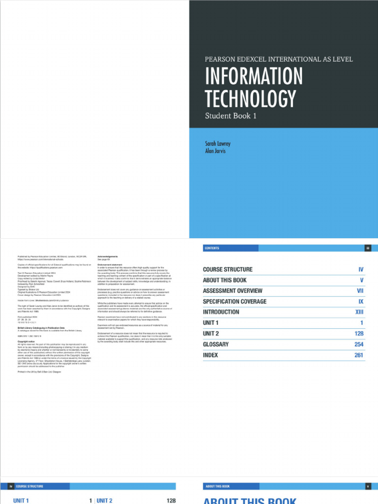Edexcel IAL IT Student Book 01 | PDF
