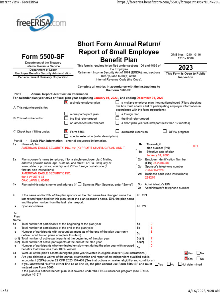 american.eagles.security | PDF | Insurance | Employment