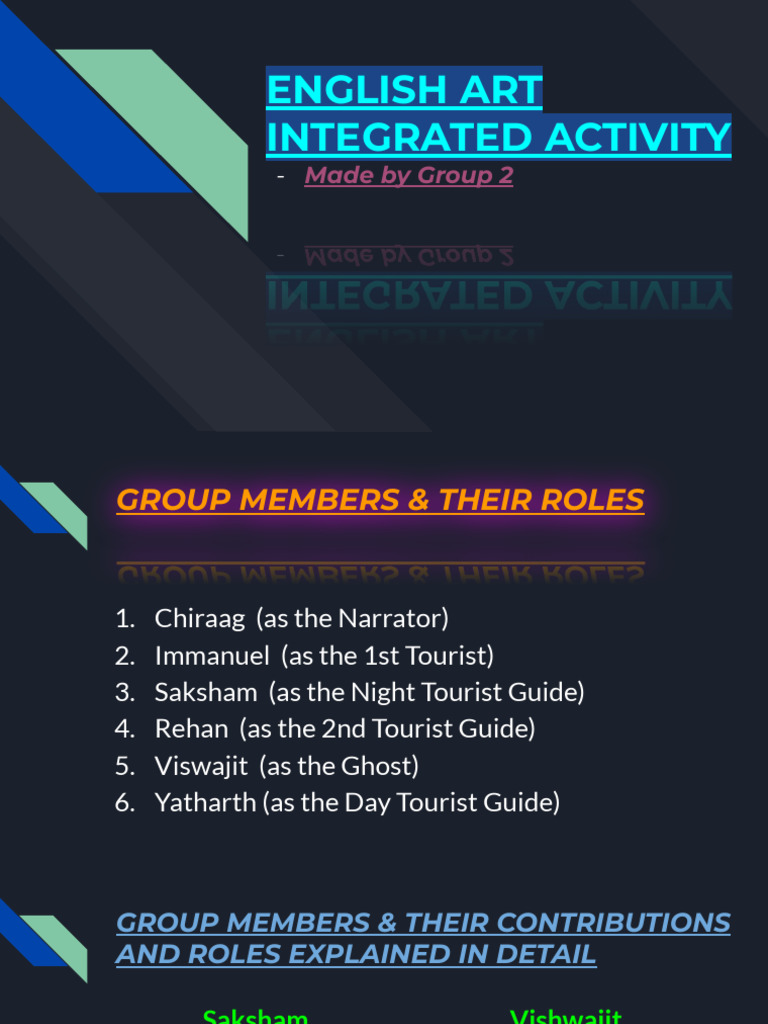 English Art Integrated Activity | PDF