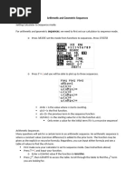 TI-84 Guide: Sequences & Series | PDF | Mathematics | Theoretical ...