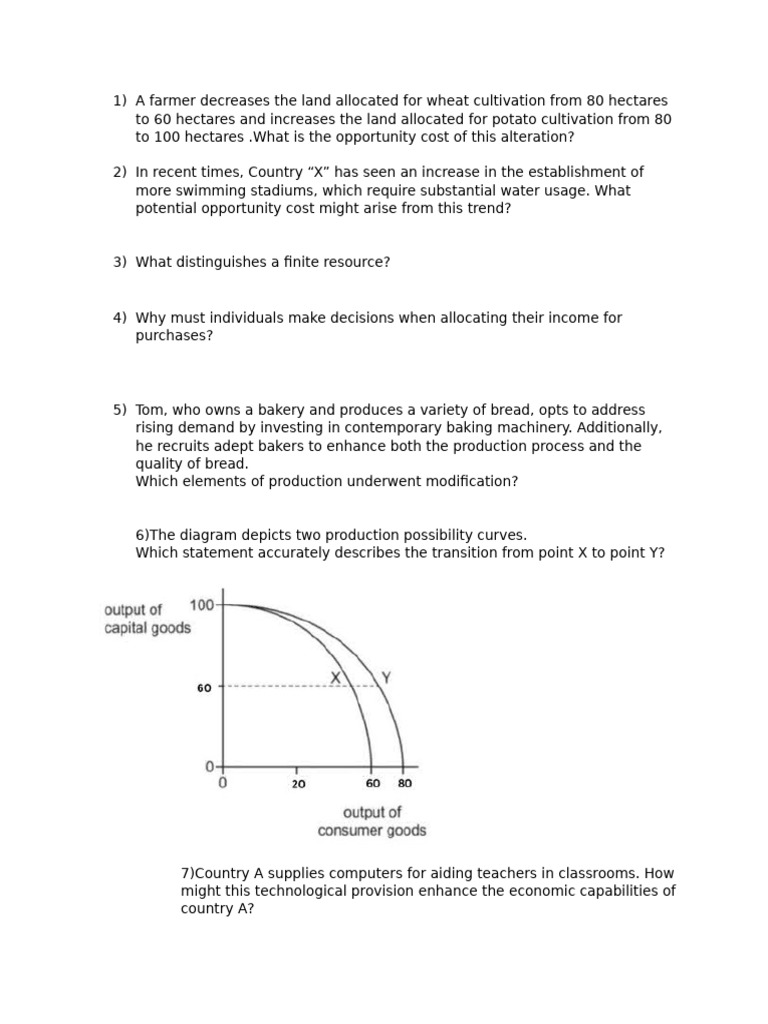 A Farmer Decreases The Land Allocated For Wheat Cultivation From 80 ...