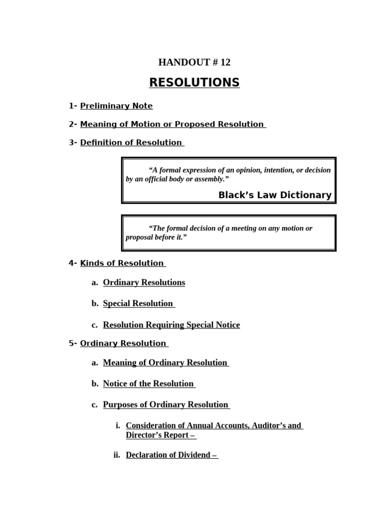 RESOLUTION | PDF