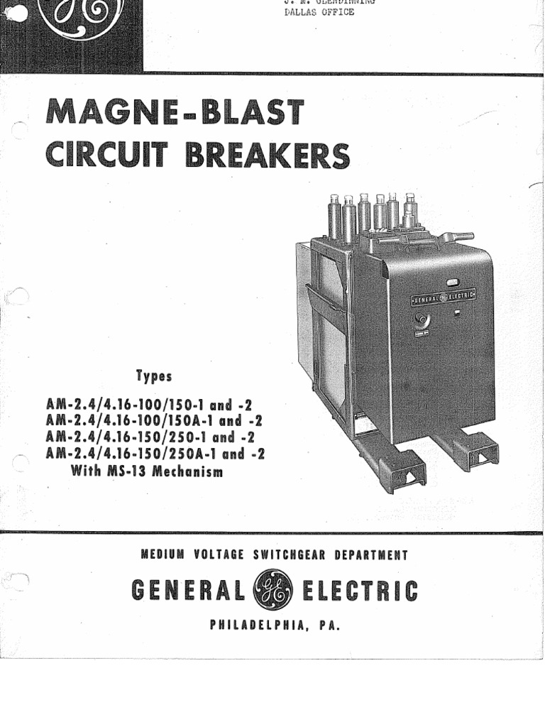 GEH-1804D Magneblast MS13 Breakers | PDF