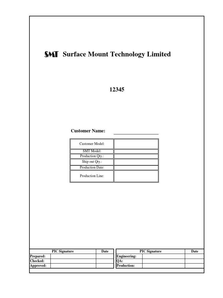 Pilot Run Report 0702 | PDF | Electronic Engineering | Joining