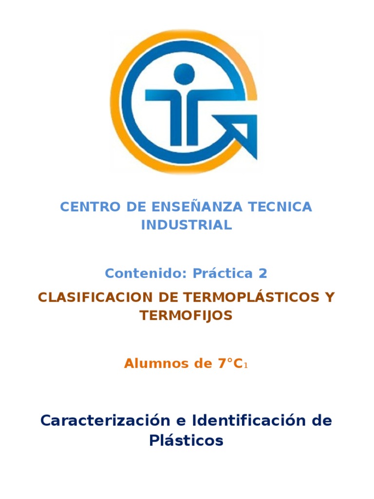 Clasificacion de Termoplastics y Termofijos | PDF | El plastico | Polímeros