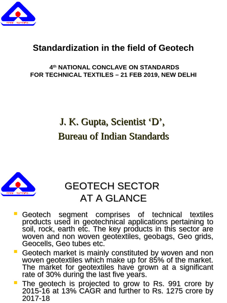 J K Gupta, BIS, Session 4 | PDF | Drainage | Geotechnical Engineering