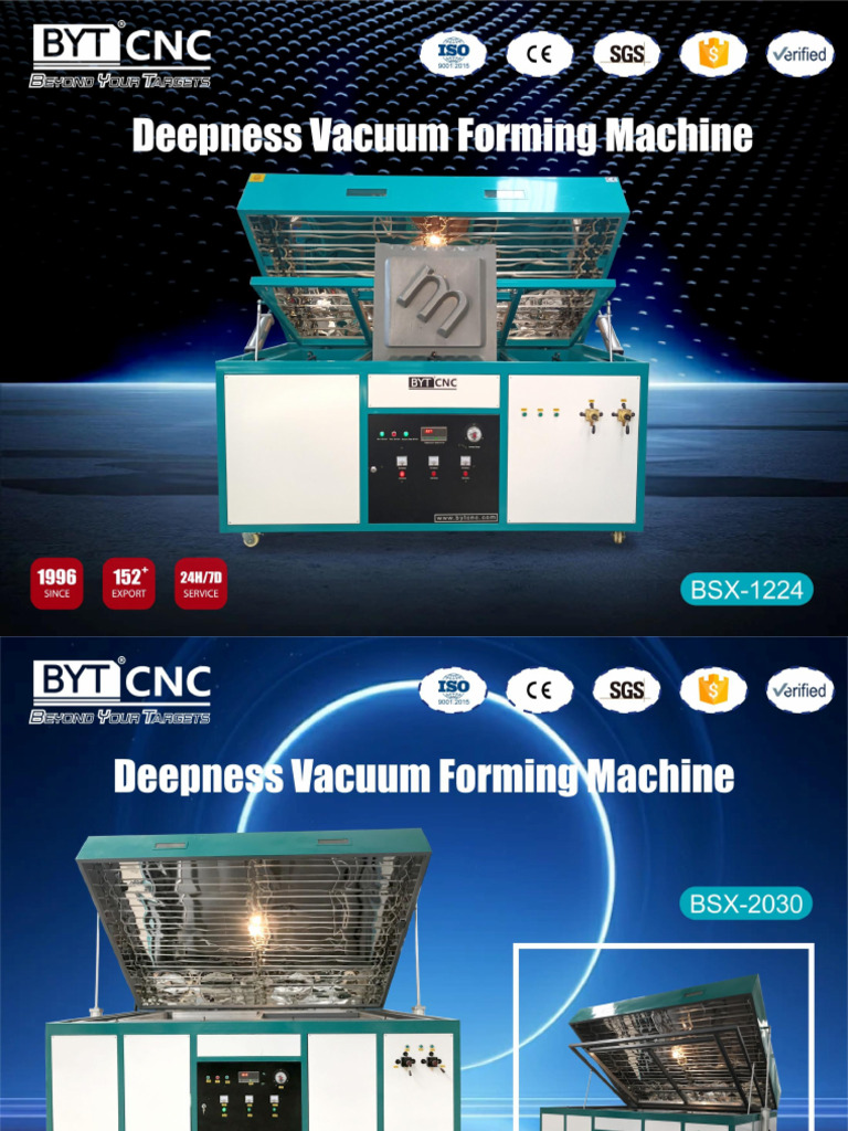 BSX-1224 2030 Deepness Vacuum Forming Machine | PDF