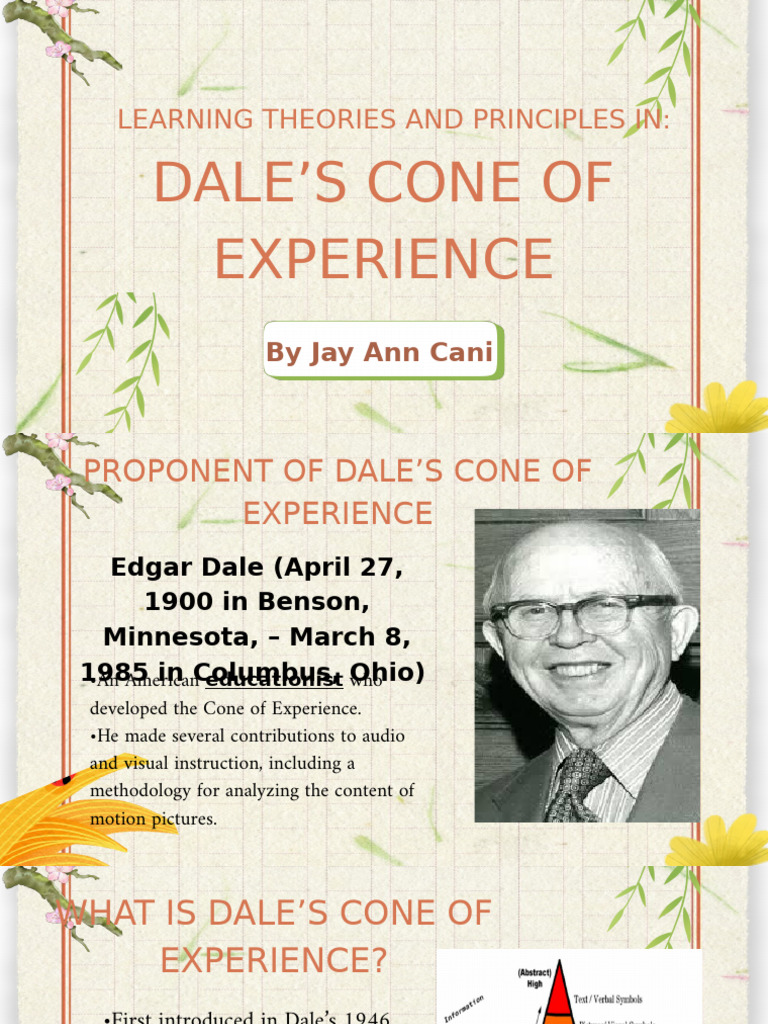 Understanding Dale's Cone of Experience | PDF | Learning | Experience