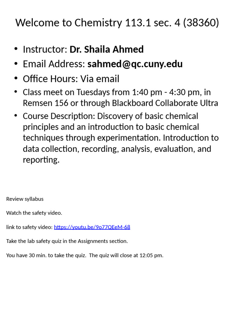 Chem.113.1labsession1F21 Tue(1) | PDF
