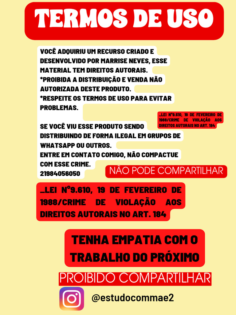1 - @estudocommae2 5,00 Proibido Com Partilhar Potinho de Amor Da Mamae (1) - Mesclado-Páginas | PDF