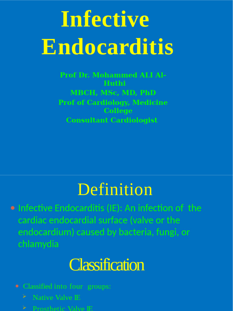Infective Endocarditis | PDF | Medical Specialties | Medicine